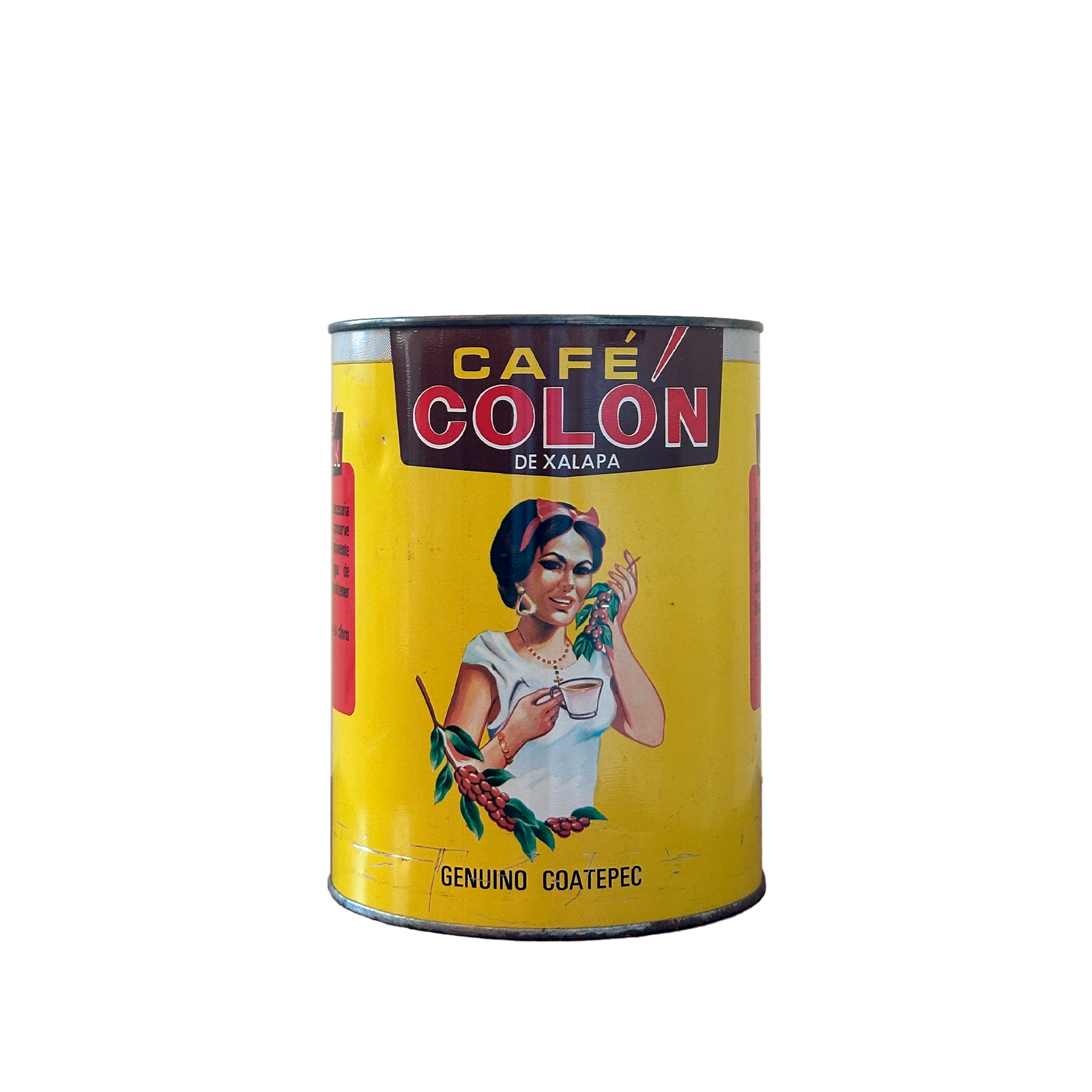 Vintage Café Colón Metal Coffee Tin